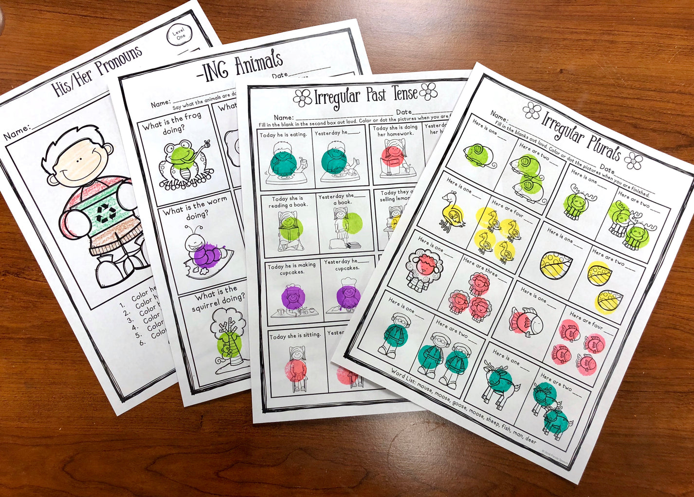 Spring No Prep Language Pack (Huge pack!) – Panda Speech LLC