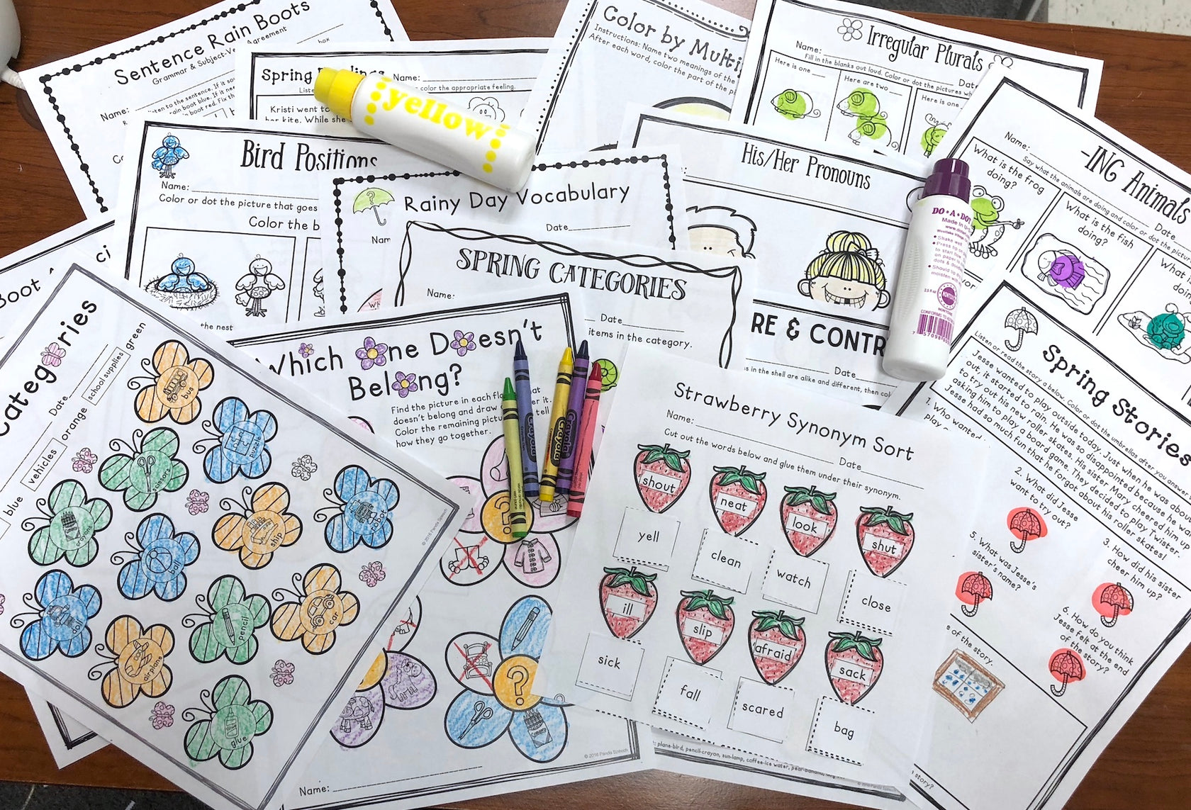 Spring No Prep Language Pack (Huge pack!) – Panda Speech LLC