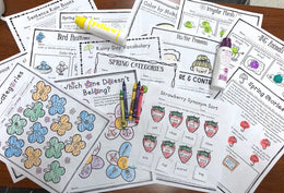 Spring No Prep Language Pack (Huge pack!) – Panda Speech Therapy