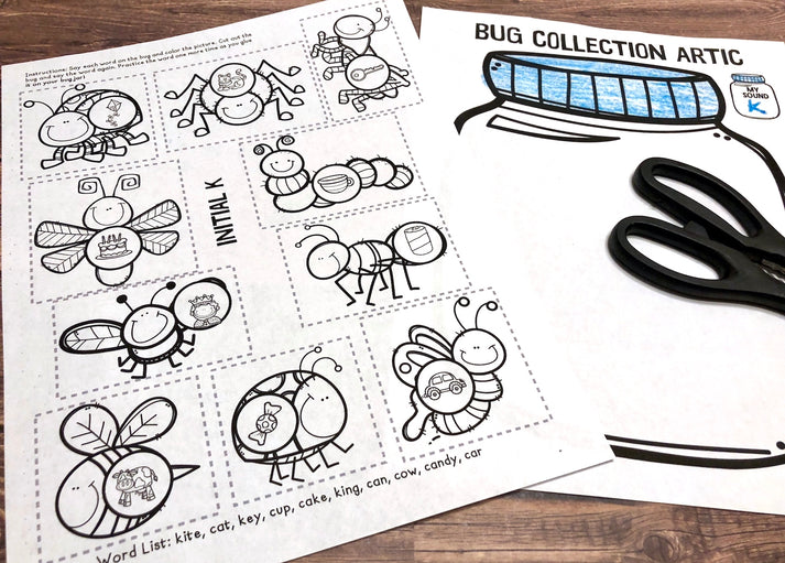 Articulation Bug Collection~ Speech Therapy Cut & Paste Craft – Panda ...