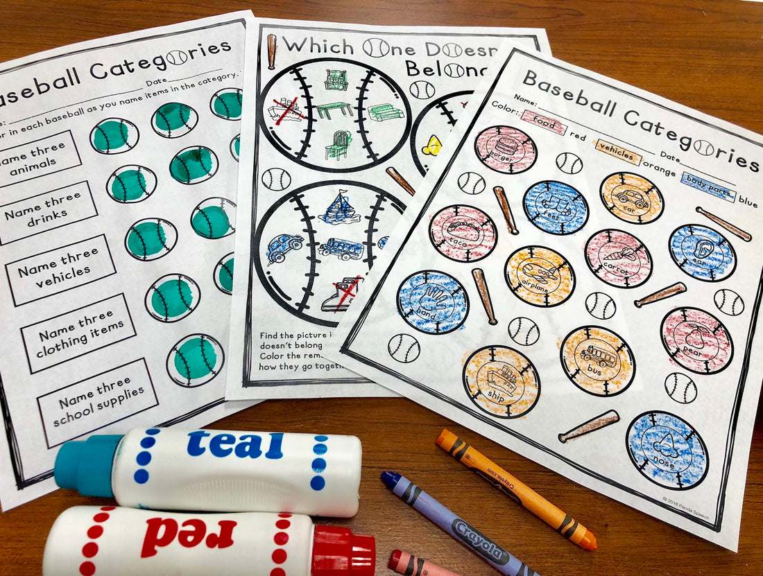 Baseball No Prep Language Pack (Quick pack!) – Panda Speech LLC