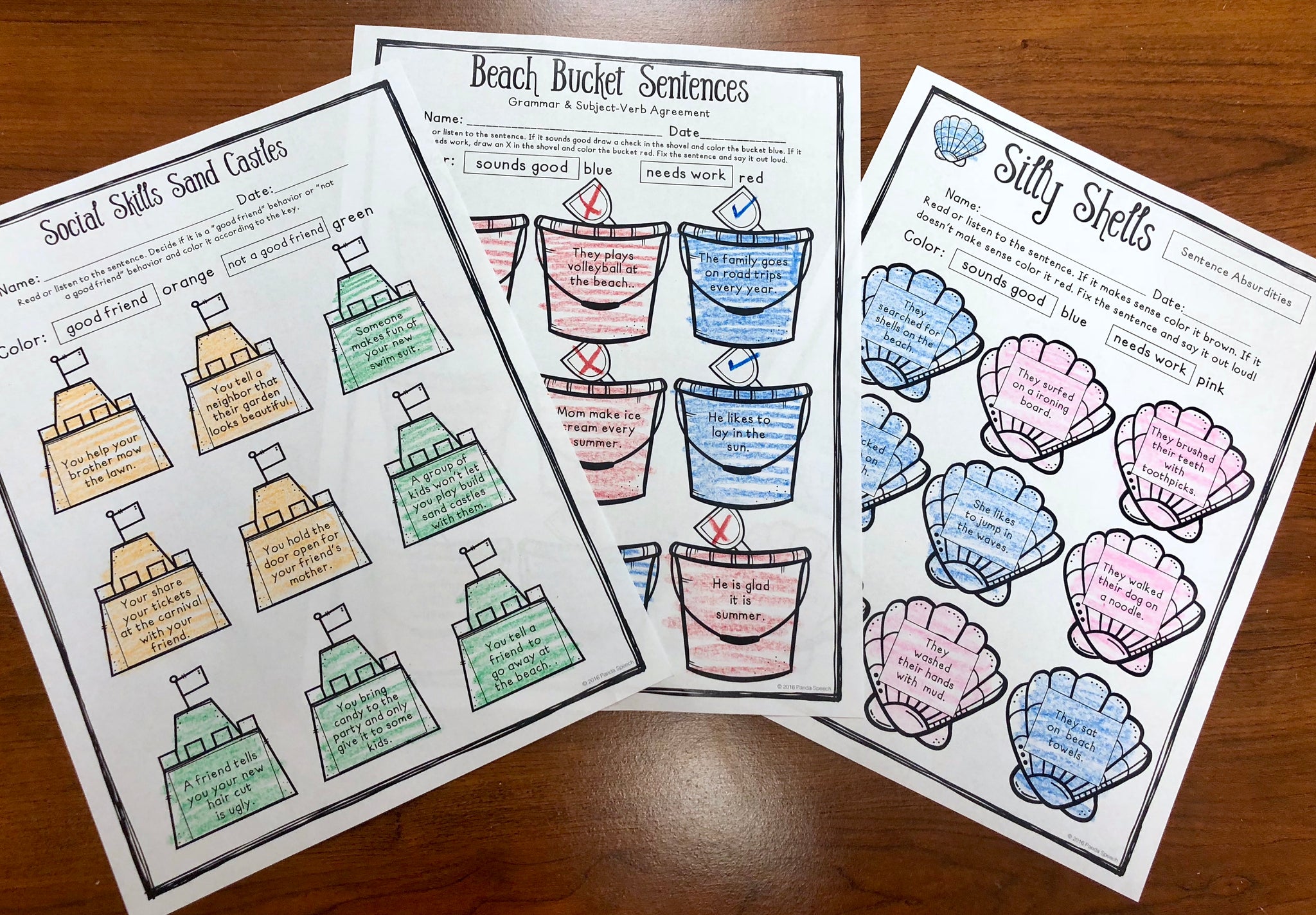 Summer No Prep Language Pack (Quick pack!) – Panda Speech LLC