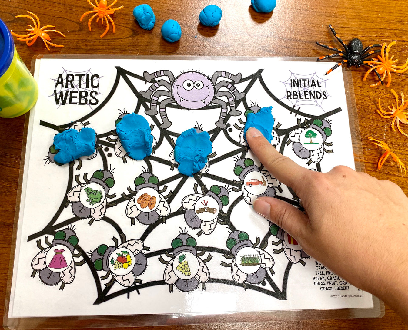 Artic Webs! Later Articulation Sounds ~ Play Dough Companion + Digital ...