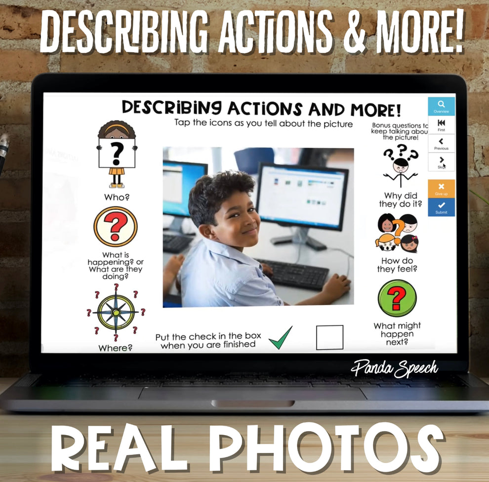 Real Photo Language Cards: Describing Actions & More (Digital or Print ...