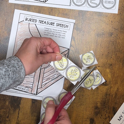 Buried Treasure Speech ~ One Page Speech and Language Craft – Panda ...