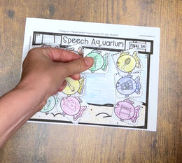 Speech Aquarium ~ One Page Speech and Language Craft – Panda Speech LLC