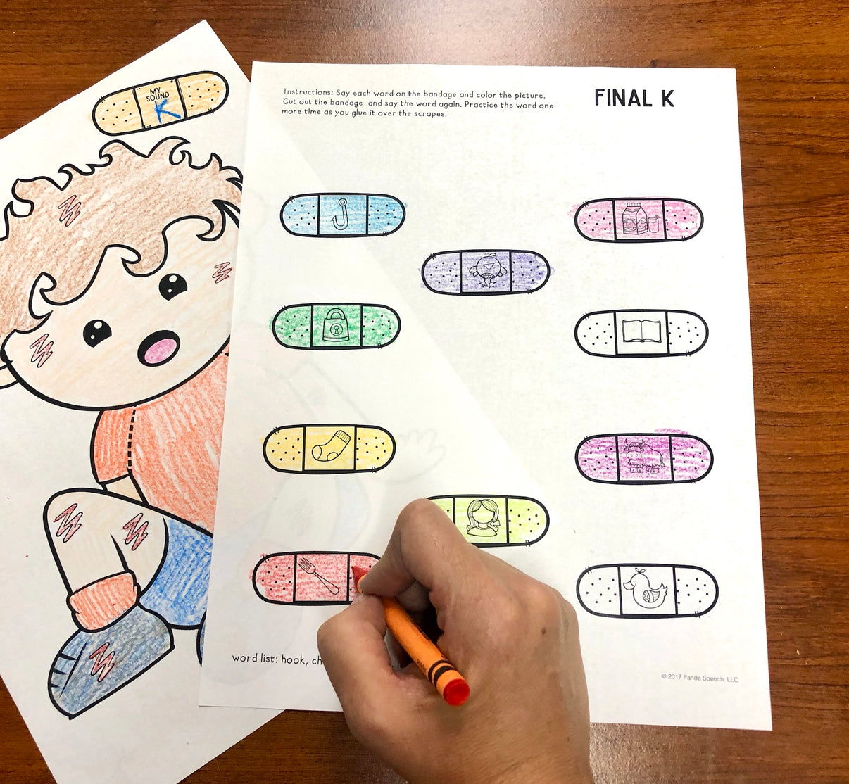 First Aid Articulation ~ Speech Therapy Craft – Panda Speech LLC