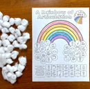 A Rainbow of Articulation and Language! Speech Therapy Cotton Ball cra ...
