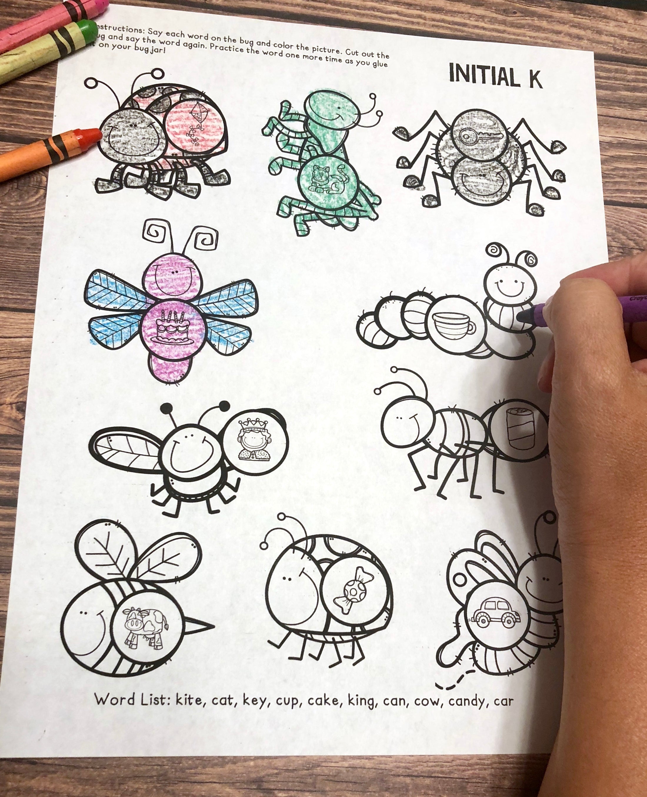 Articulation Bug Collection~ Speech Therapy Cut & Paste Craft – Panda ...