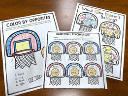 Basketball No Prep Language Pack (Quick pack!) – Panda Speech LLC