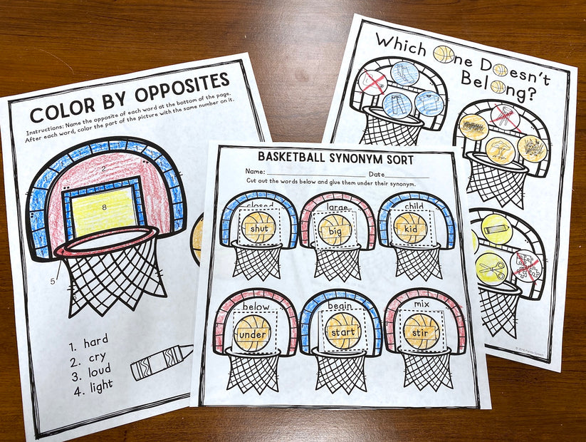 Basketball No Prep Language Pack (Quick pack!) – Panda Speech LLC