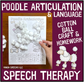 Poodle Articulation and Language! Speech Therapy Cotton Ball craft ...