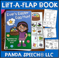 Easter Egg Hunt Lift a Flap Book (Print & Make Book) – Panda Speech Therapy