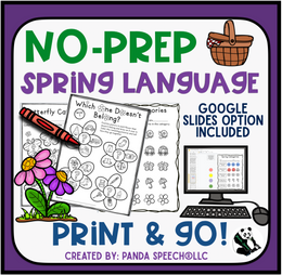 Spring No Prep Language Pack (Huge pack!) – Panda Speech LLC