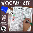 Vocab Zee ~ Articulation Dice Game Companion – Panda Speech LLC