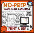 Basketball No Prep Language Pack (Quick pack!) – Panda Speech LLC