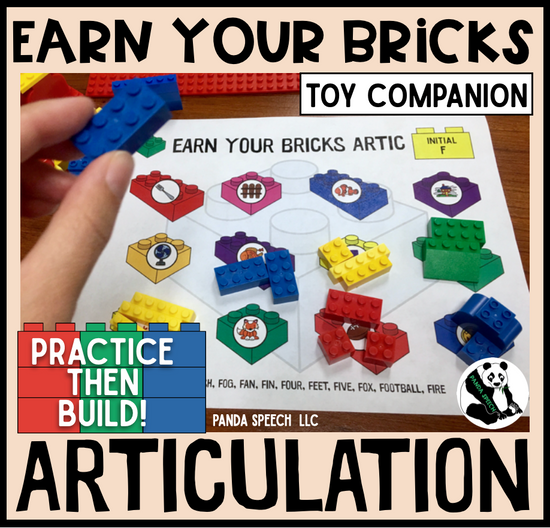 Earn Your Bricks Toy Companion for Articulation (use with building bri ...
