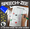 Speech Zee ~ Articulation Dice Game Companion – Panda Speech LLC
