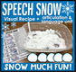 Speech Snow! Speech Therapy Science Experiment Visuals and Worksheets ...