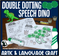 Double Dotting Speech Dinosaur ~ A Speech Therapy Art Activity – Panda ...