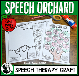 Speech Orchard ~ One Page Speech and Language Craft – Panda Speech LLC