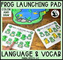 Frog Launching Pad for Language Toy Companion for Plastic Hopping Frog ...