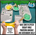 Speech Slime! Speech Therapy Science Experiment Visuals and Worksheets ...