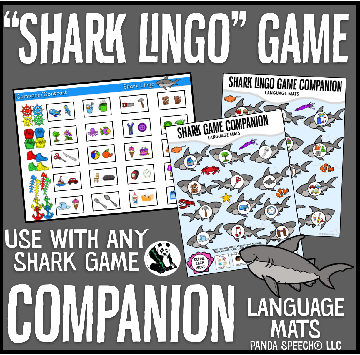 Shark Lingo ~ Speech Therapy Game Companion for ANY Shark Game – Panda ...