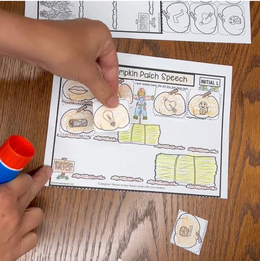 Pumpkin Patch Speech ~ One Page Speech and Language Craft – Panda ...