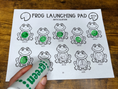 Frog Launching Pad for Articulation Toy Companion for Plastic Hopping ...