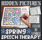 Color by Symbol Hidden Pictures ~ Print & Go Coloring Pages for Speech ...