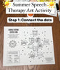 Double Dotting Speech Sun ~ A Speech Therapy Art Activity – Panda ...